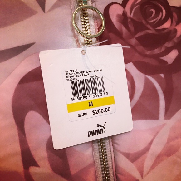 Puma | Jackets & Coats | Puma X Careaux Reversible Bomber Jacket Nwt ...